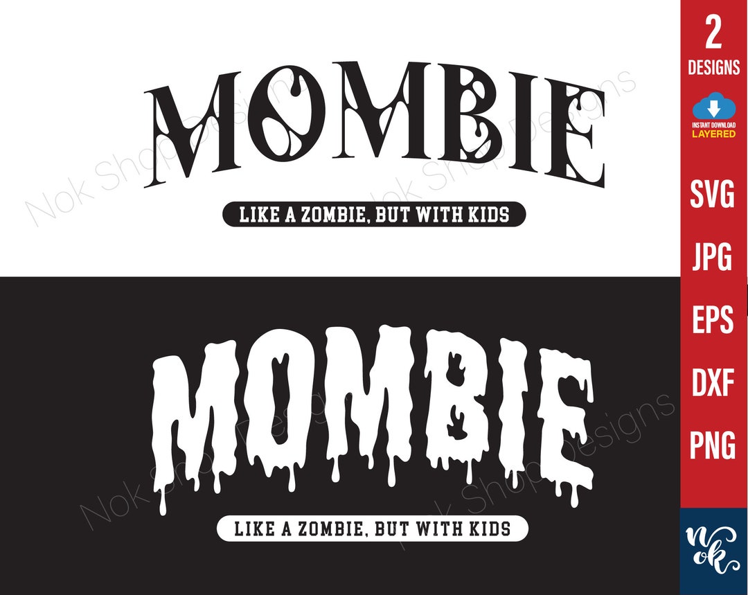Mombie Svg Png Funny Mom Halloween Svg Monster Svg Spooky - Etsy