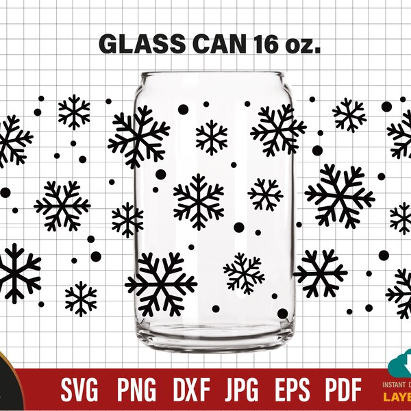 Can Glass Svg - Etsy