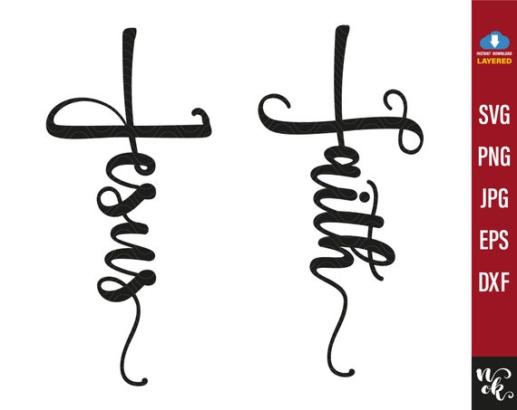 Geloof svg Geloof kruis svg Jezus kruis clipart Jezus svg - Etsy Nederland