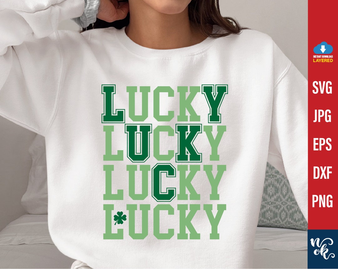 Lucky Svg Png, Varsity Saint Paddy Svg, St Paddy's Day Svg, St Patrick ...