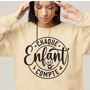 Every Child Matters Svg, French Chaque Enfant Compte SVG, Png ...