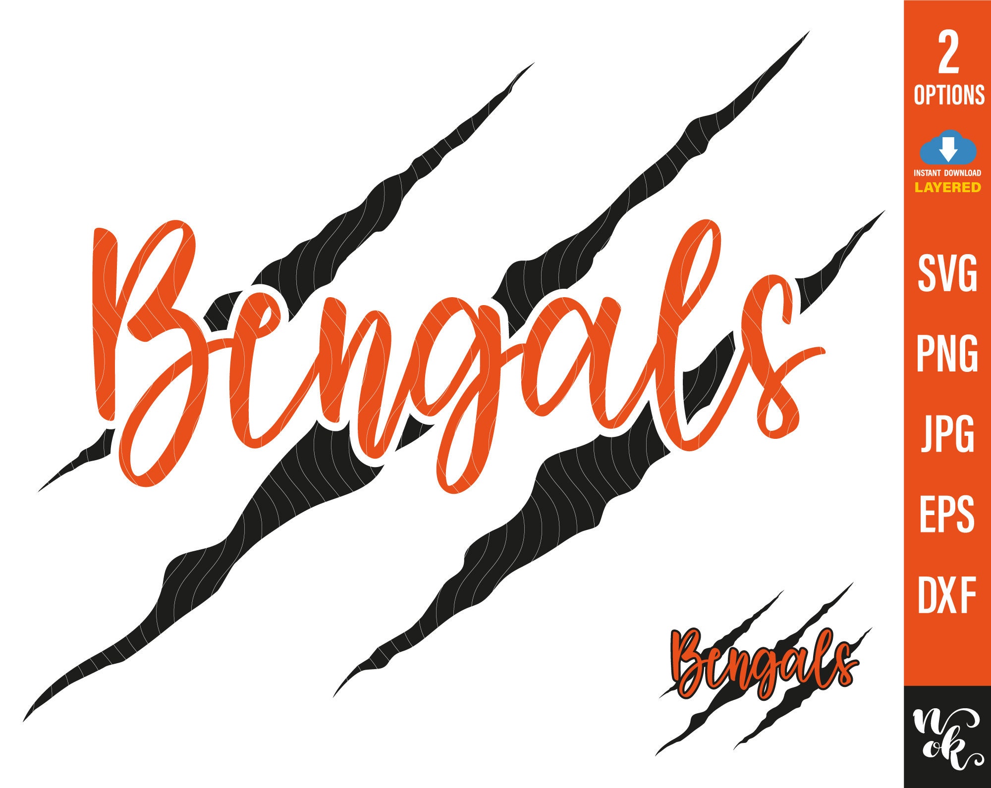Prints sport svg eps pdf Cincinnati Bengals svg Bengals Svg jpeg dxf ...