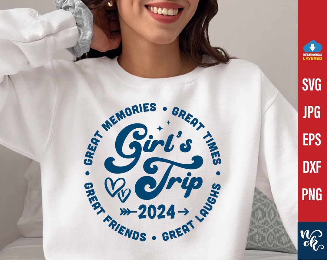Girls Trip 2024 SVG PNG PDF, Girls Vacation Svg, Girls Party Svg, Girls ...