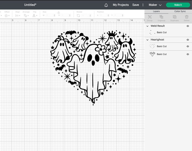 Ghost Svg Creepy Ghost in Heart Svg Love Heart Halloween - Etsy