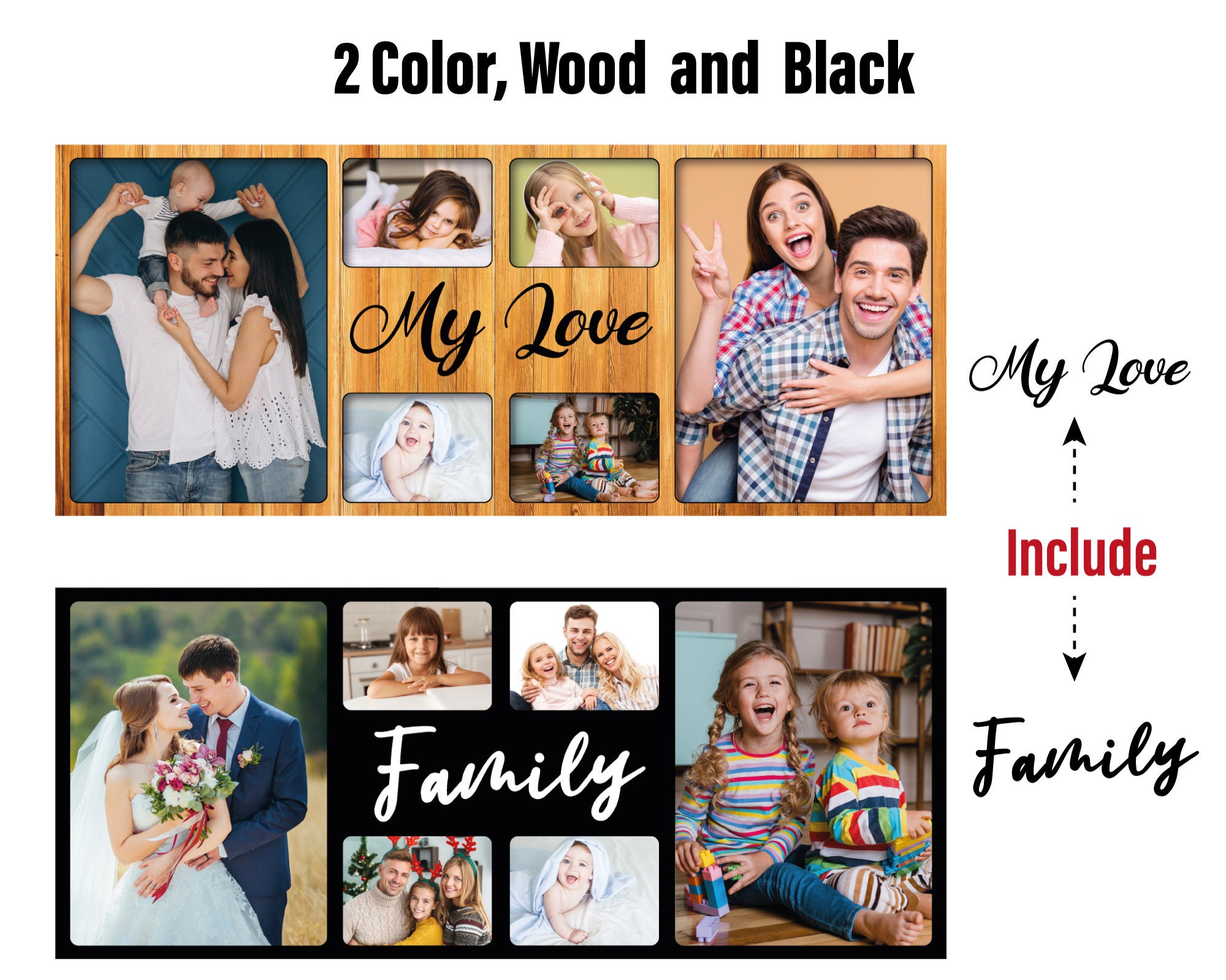 Collage Full Wrap Mug Sublimation Design PNG Open Collage Mug - Etsy