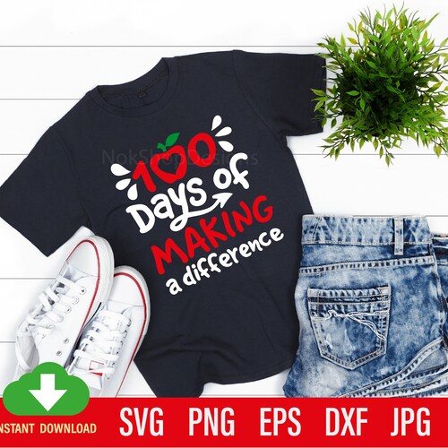 100 Days of School Digital Design PNG Leopard Print & Floral | Etsy