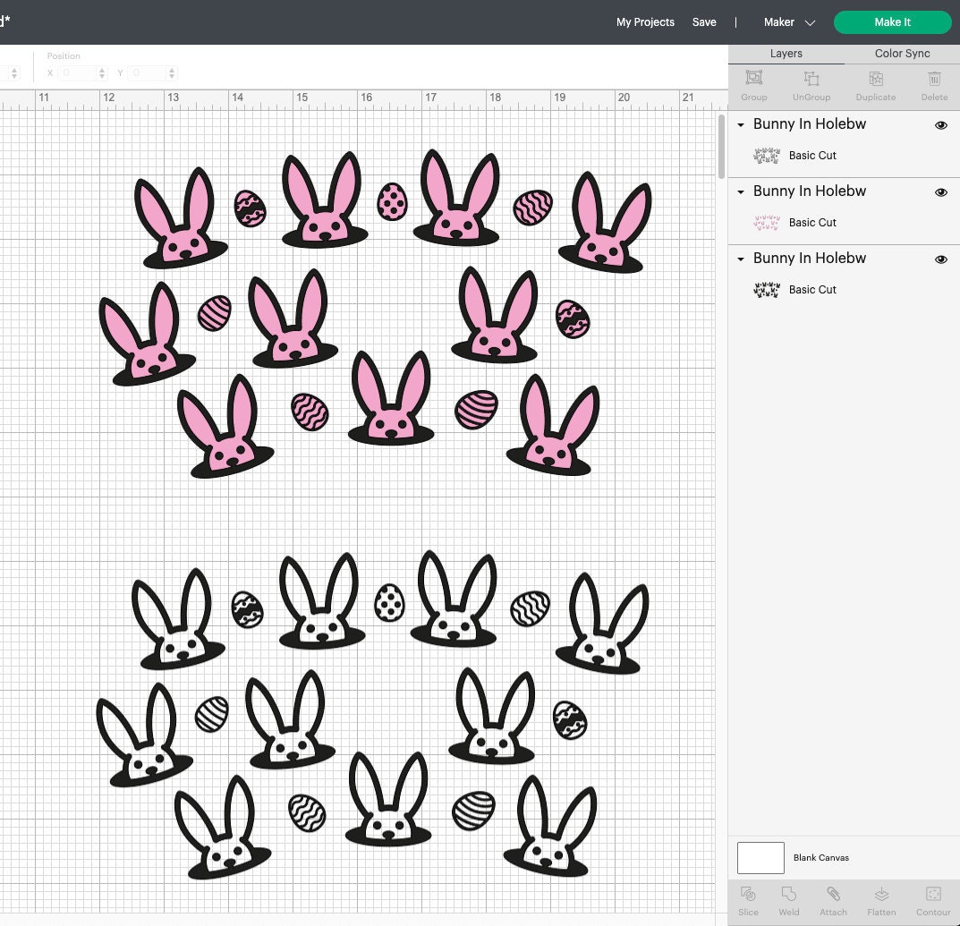 Happy Easter Cold Cup SVG Full Wrap Easter Rabbit in Hole - Etsy