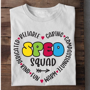 SPED Squad Svg Png, Special Education Svg, Special Ed Squad Svg for ...