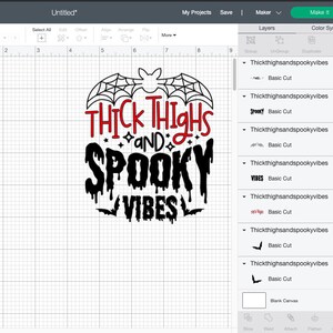 Spooky Vibes Svg, Halloween Shirt Svg, Bat Spider Web Halloween Svg ...