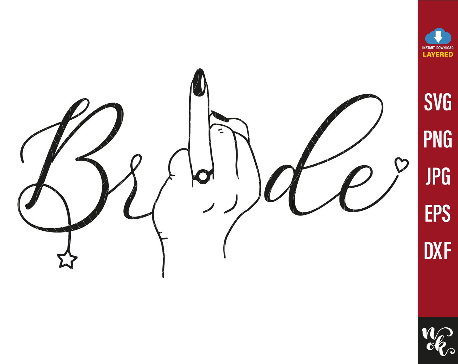 Bride Finger Svg Bride Tribe Svg Bridal Party Svg - Etsy