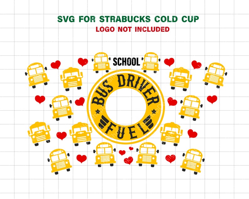 Bus Driver Svg School Bus Driver Svg for Starbucks Cold Cup | Etsy