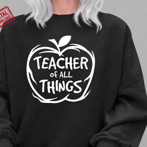 Teacher of All Things Svg, Teaching is My Thing Svg for Teacher Things ...