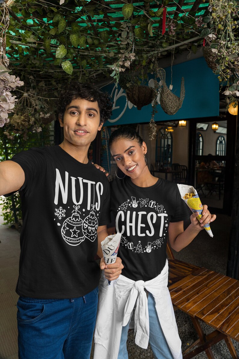 Chest Nuts SVG Funny Christmas Couple Shirt SVG Sarcastic - Etsy