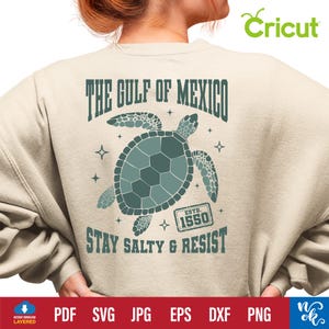 The Gulf of Mexico Svg, Mexico Beach Svg cut file, Stay Salty and ...