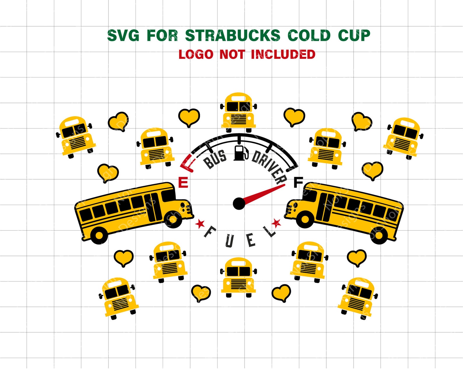 Bus Driver svg school bus driver svg for Starbucks Cold cup | Etsy
