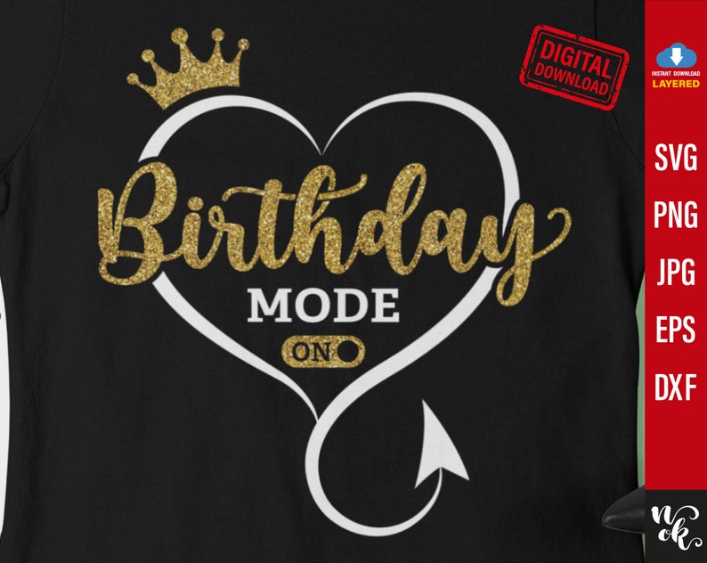 Birthday Mode on Svg Birthday Girl Svg Birthday Saying Svg - Etsy