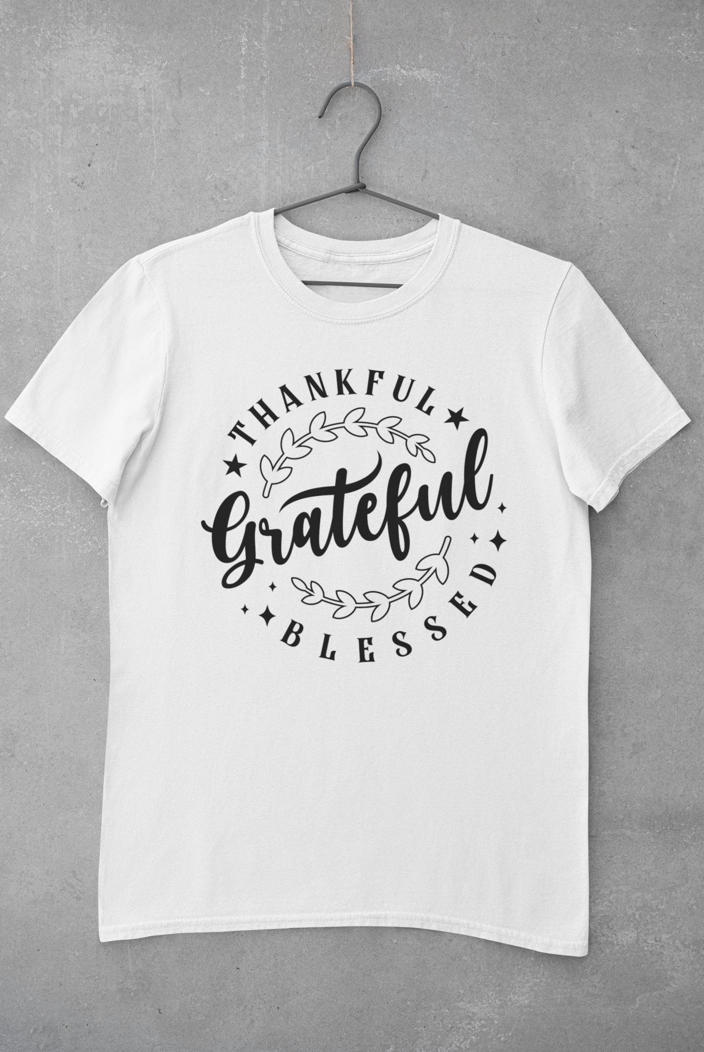 Thankful Grateful Blessed SVG Thanksgiving Shirt Svg - Etsy