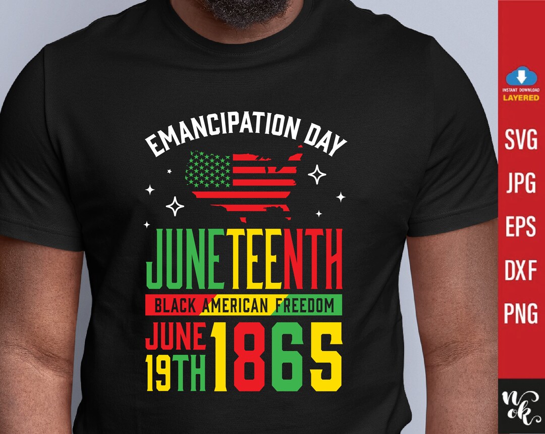 Juneteenth SVG, Emancipation Day Juneteenth Black American Freedom Png ...