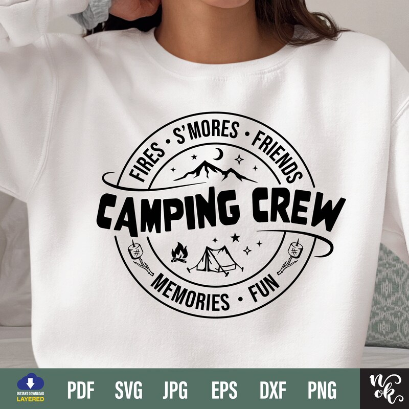 Camping Crew Svg - Etsy