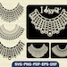 Collar Svg Bundle, RBG Svg Cut Files for Cricut & Silhouette, I Dissent ...