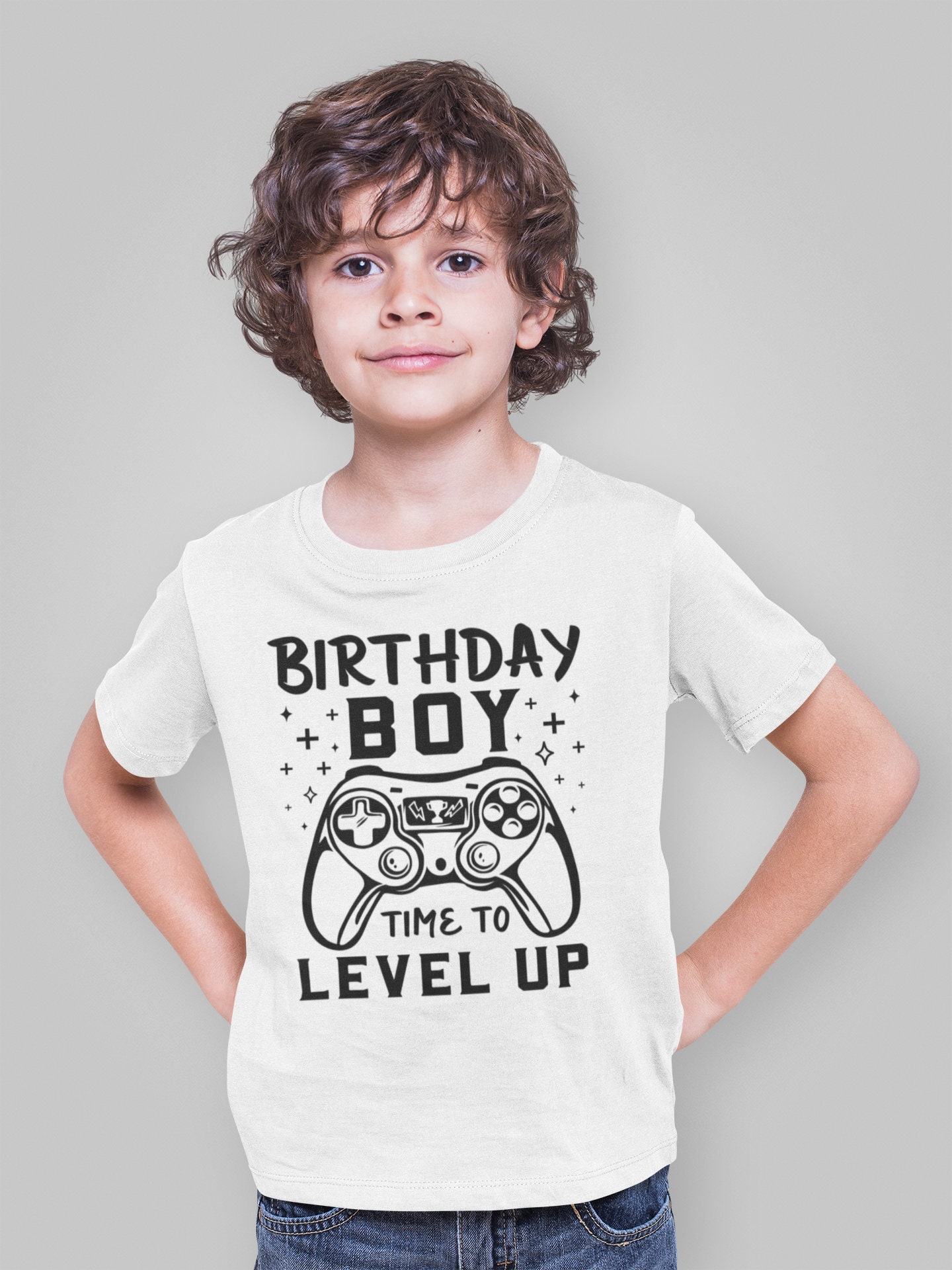 Birthday Boy Time to Level up Svg for Gamer Birthday Video - Etsy