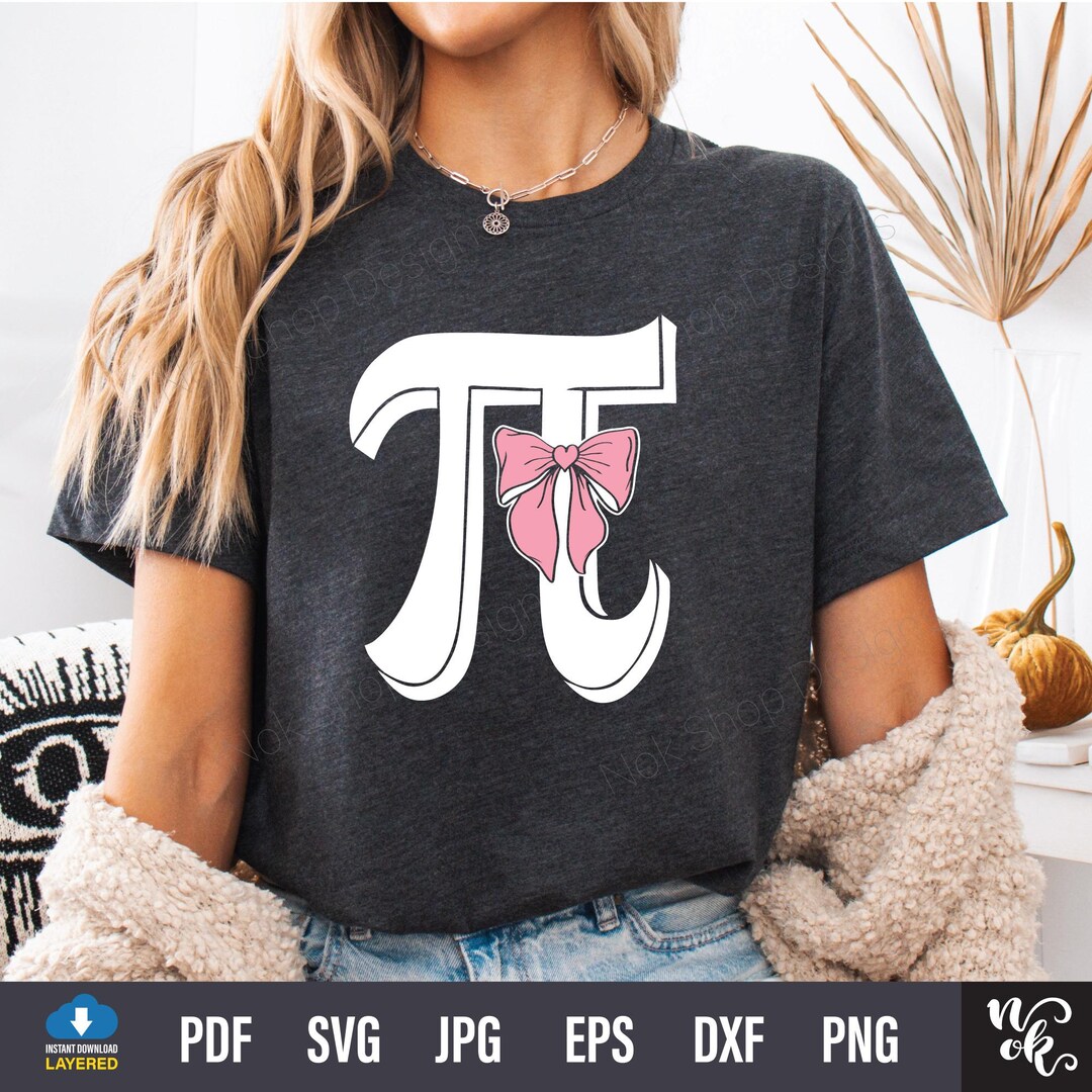 Pi Day SVG, Happy Pi Day Svg PNG, Coquette Svg, Math Teachers Svg ...