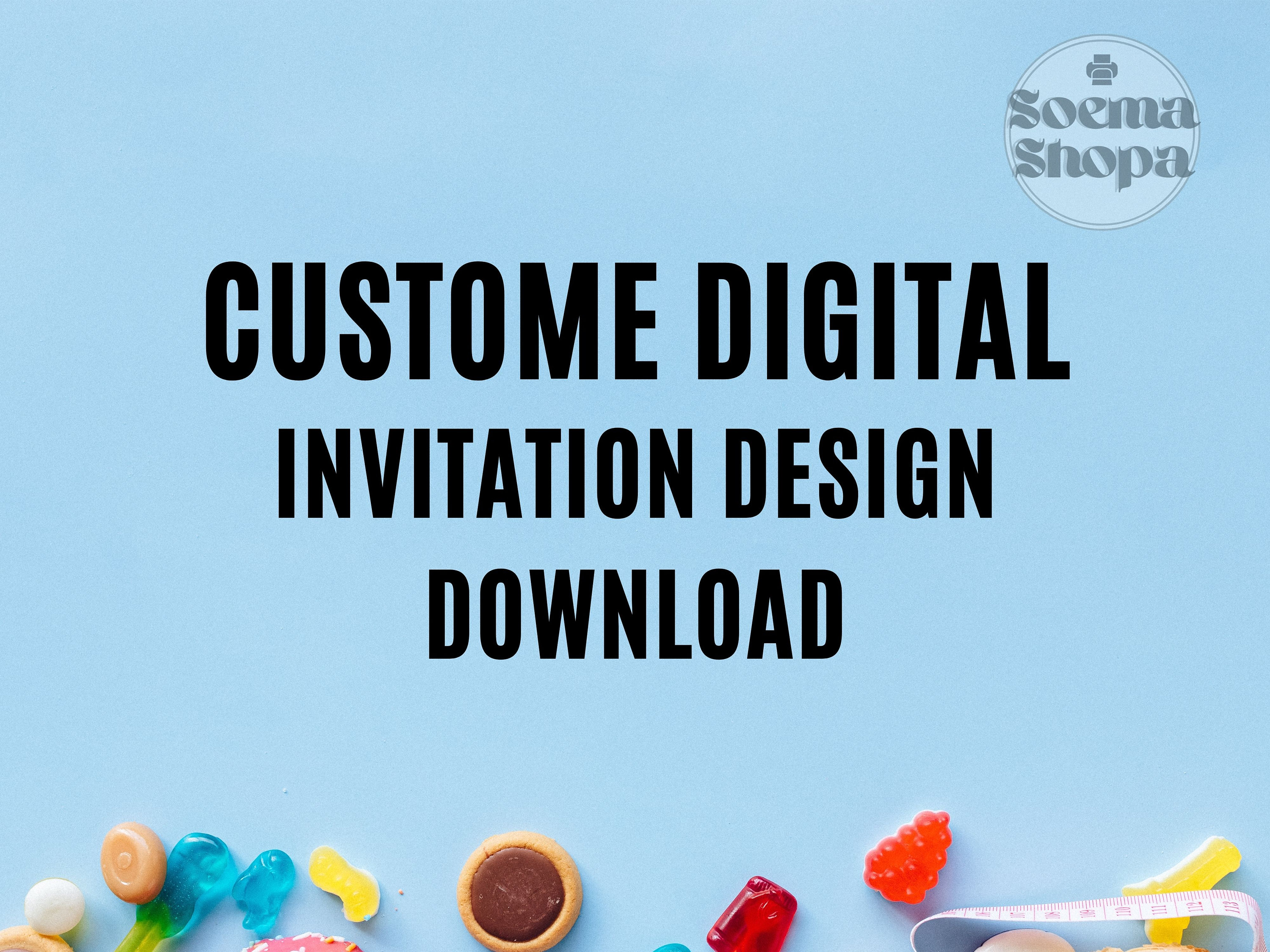 Custom Invitations, Custom Invitation Template, Custom Birthday Party ...