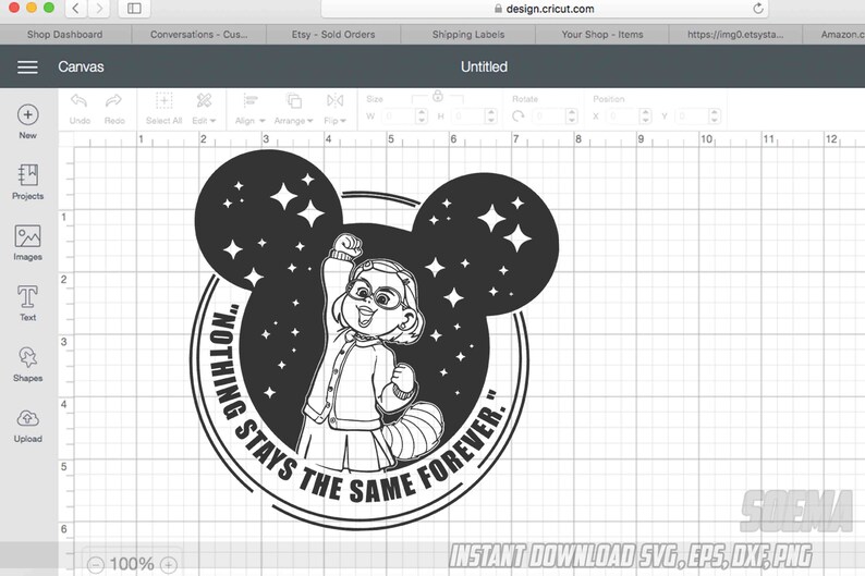 Layered Cut Magical Red Panda Svg Mei Fun SVG Digital File - Etsy