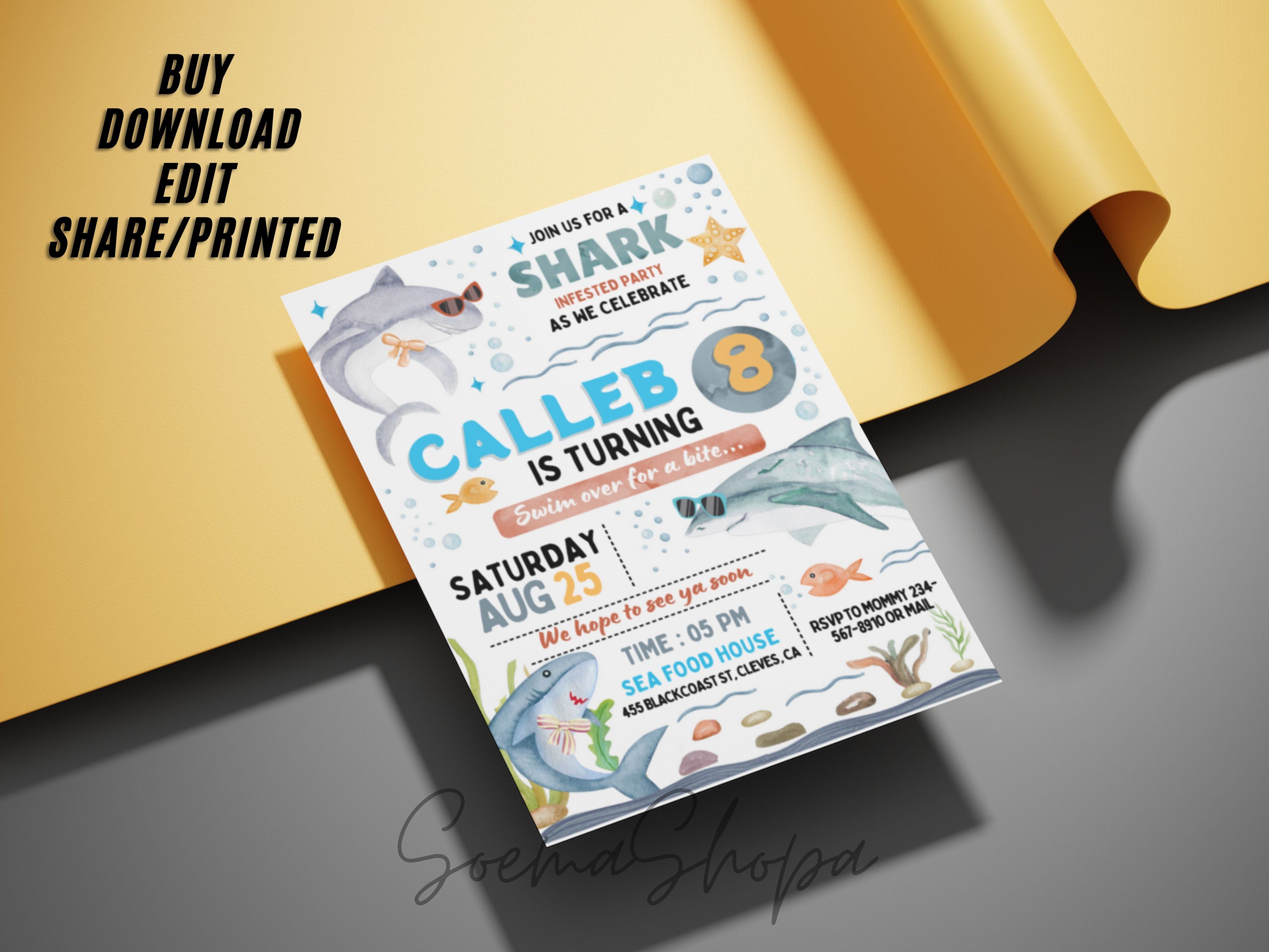 Shark Birthday Party, Shark Parties, Shark Party, Shart Birthday Ideas ...