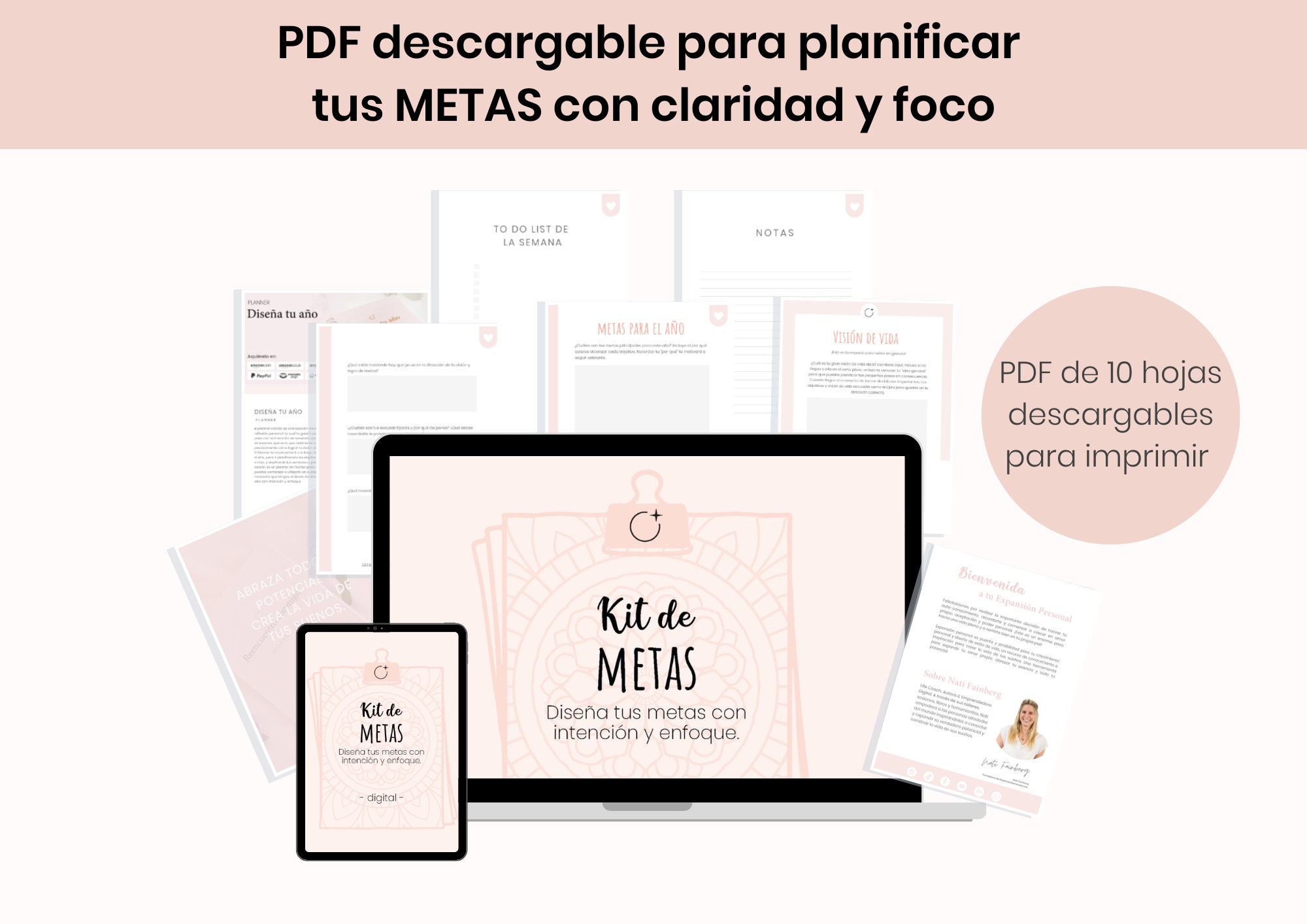 Kit Metas (formato PDF) - Etsy