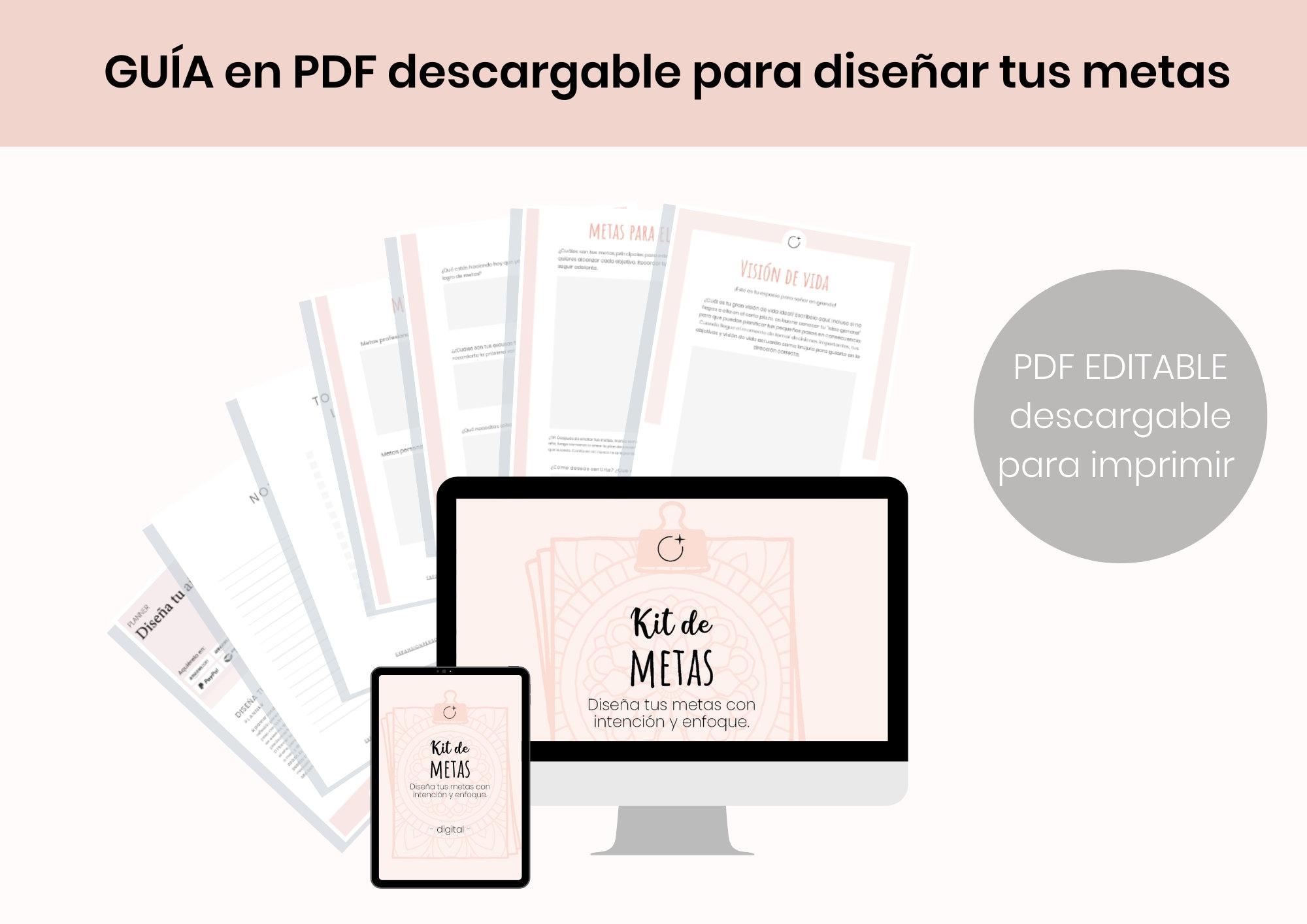 Kit Metas (formato PDF) - Etsy