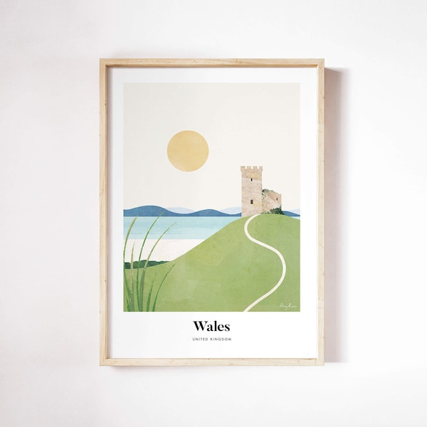 Wales Art - Etsy