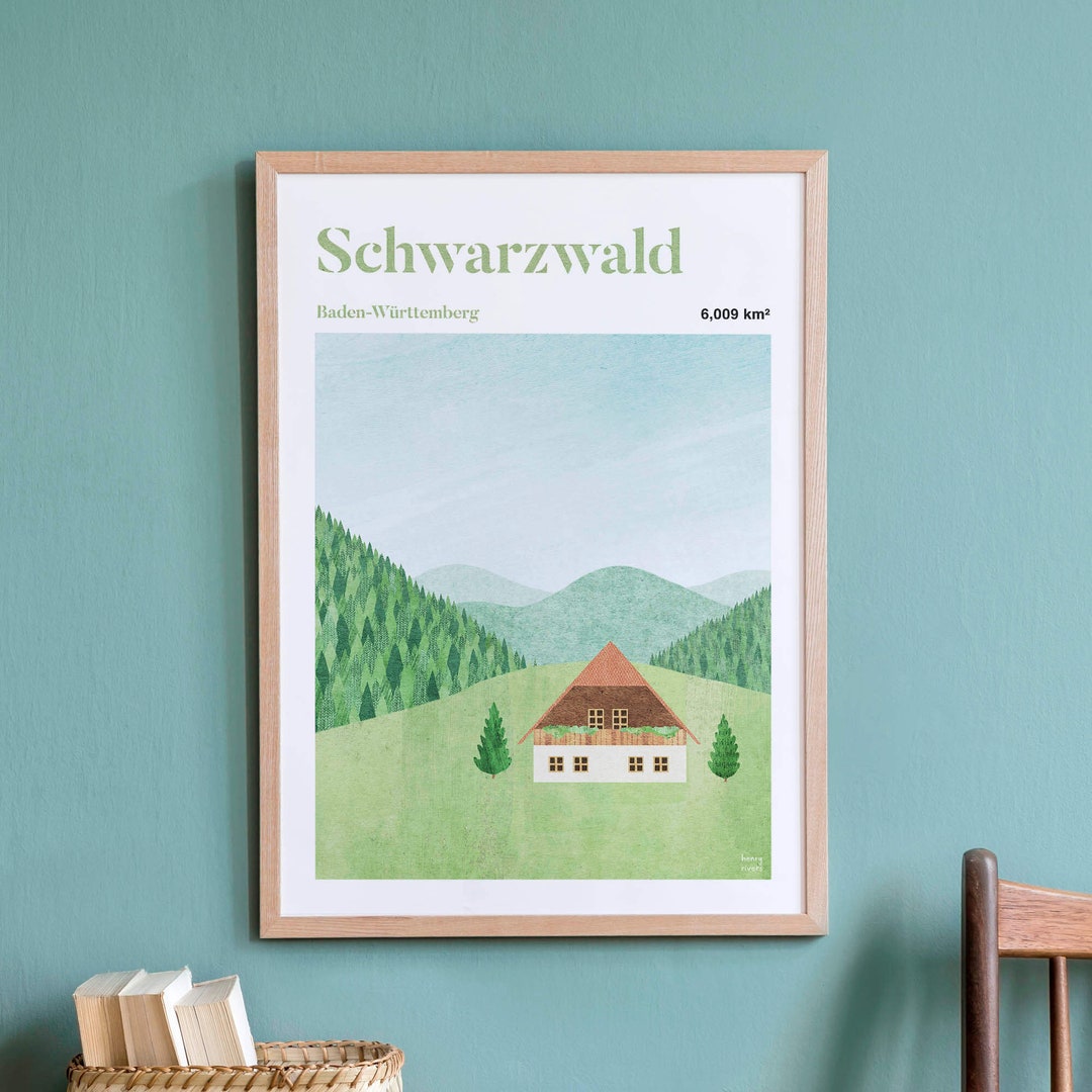Schwarzwald Print by Henry Rivers | Black Forest Wall Art | Schwarzwald ...