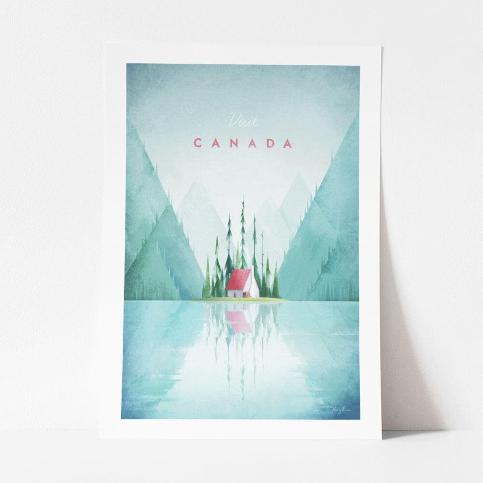 Canada Travel Poster Print by Henry Rivers | Canada Travel Wall Art ...