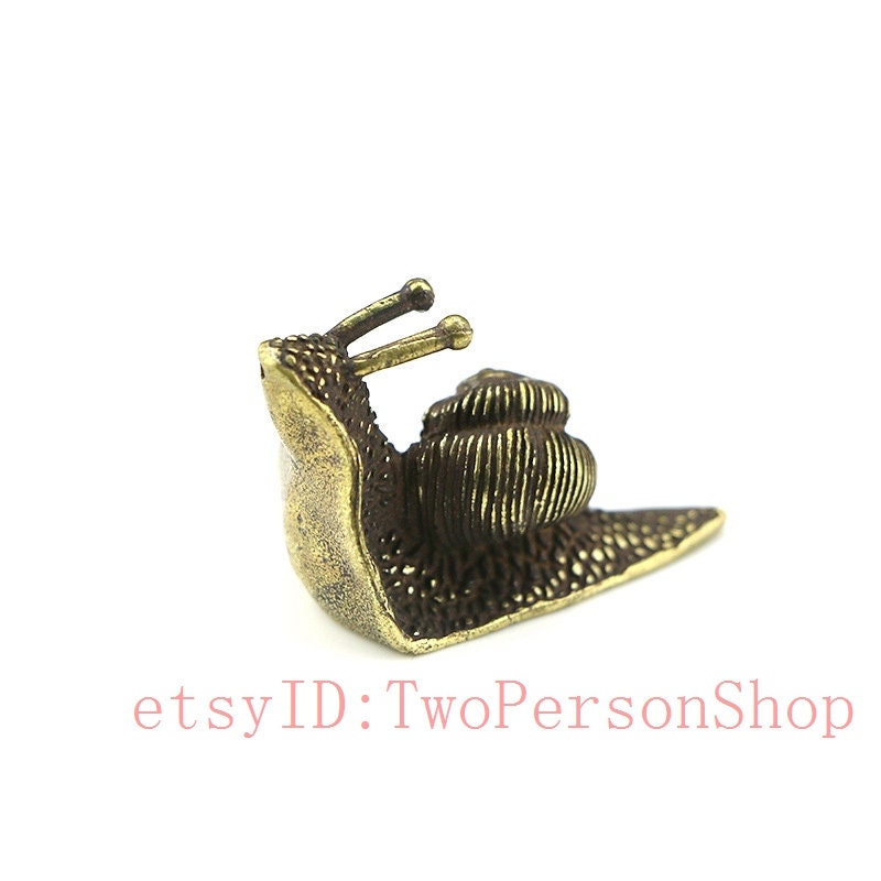 Chinese Vintage Pure Copper Carved Snail Statue - Etsy