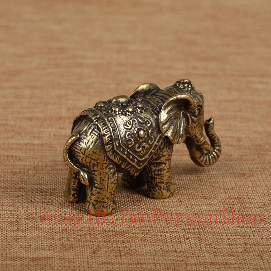 Chinese Vintage Pure Copper Carved Elephant Statue - Etsy