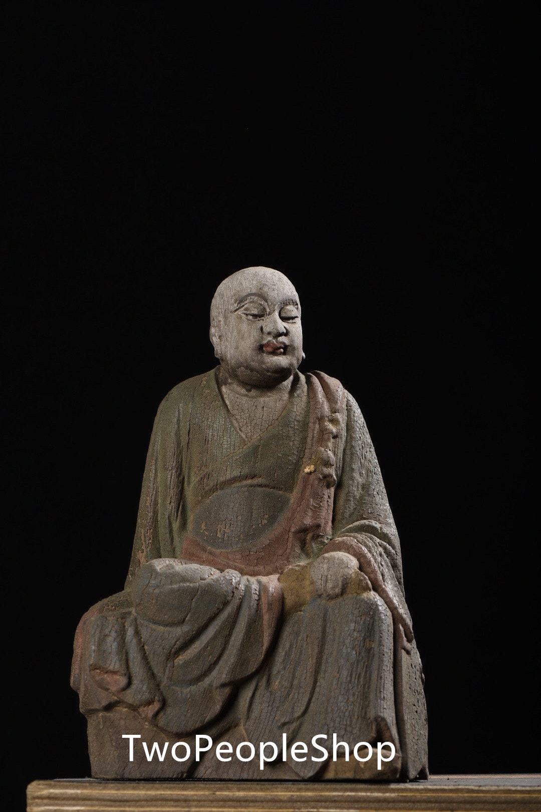 Antique Wood Statue - Etsy