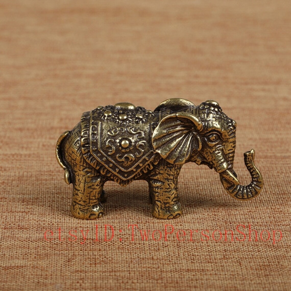 Chinese Vintage Pure Copper Carved Elephant Statue - Etsy