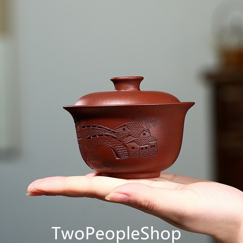 Chinese Purple Sand Tea Set Pure Handmade Raw Ore Purple Mud - Etsy