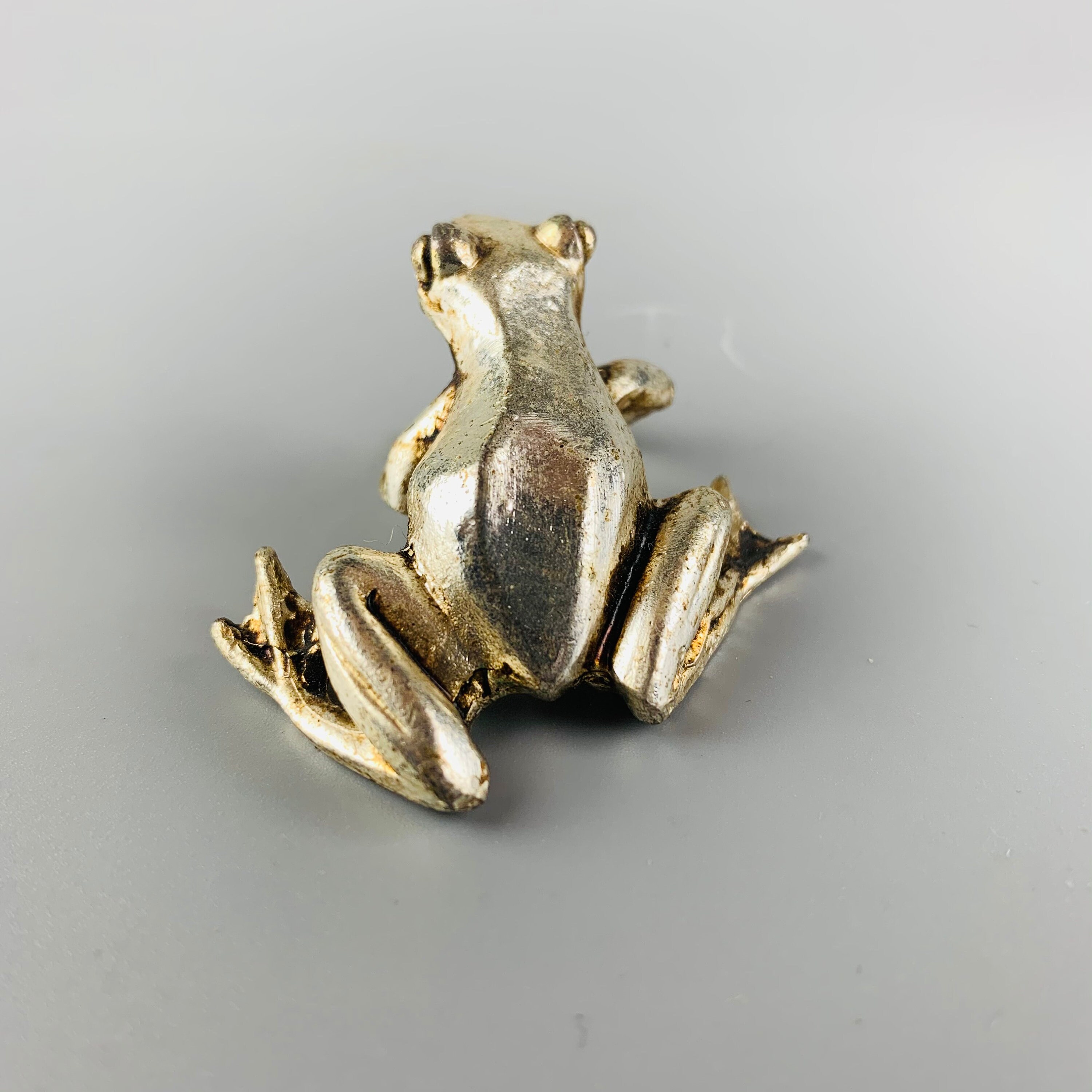 Chinese Ancient Pure Copper Frog Statue Pure Handmade Vivid - Etsy