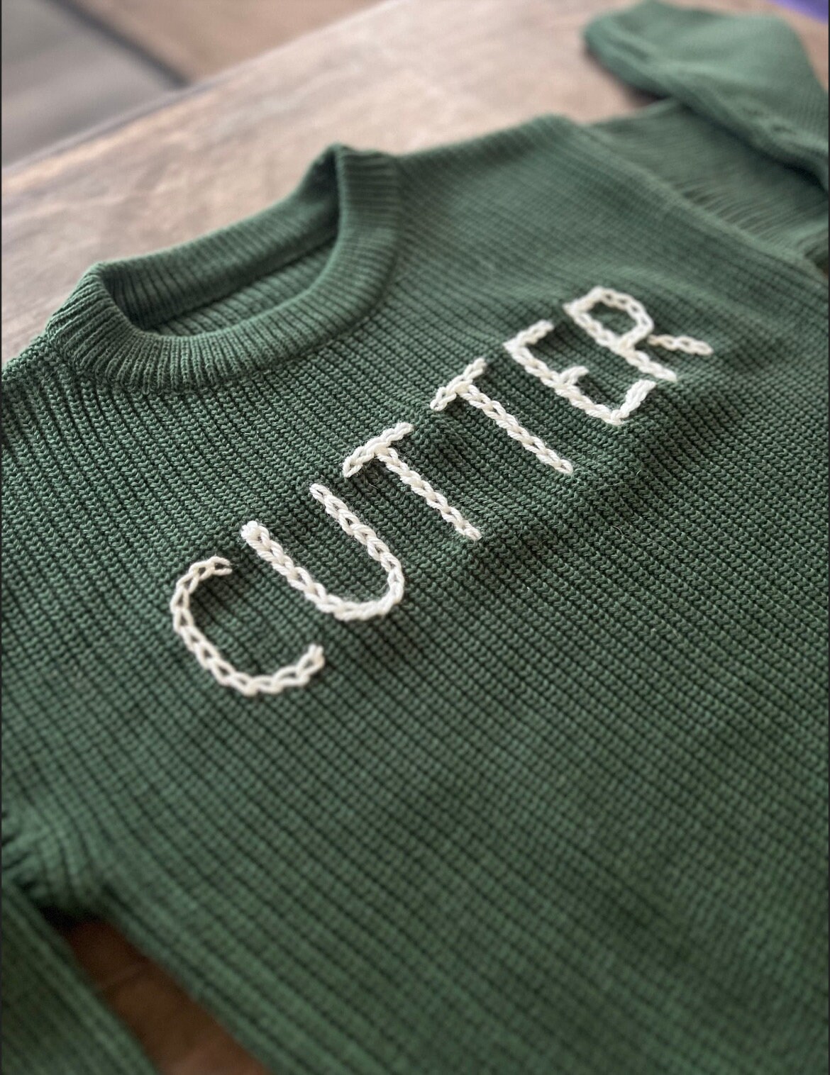 Custom Name Sweater - Etsy