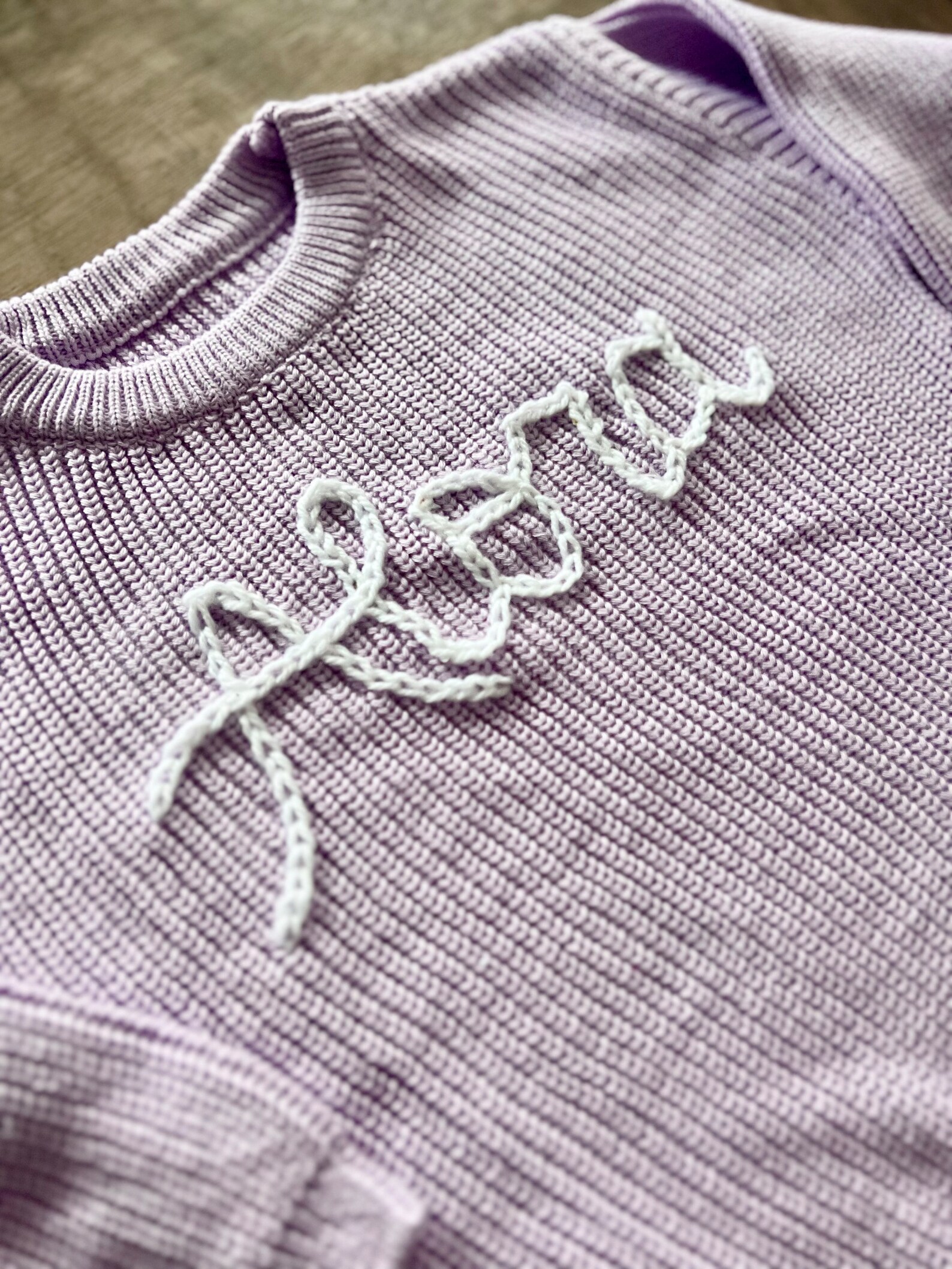 Custom Name Sweater - Etsy