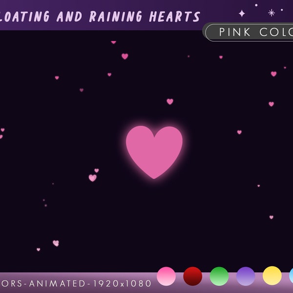 Raining Hearts - Etsy