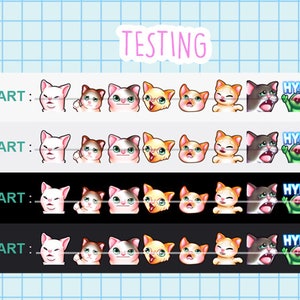 VE-30 / Twitch Emote / Poggers Coughing Meme Cat / Pastel / Kawaii ...