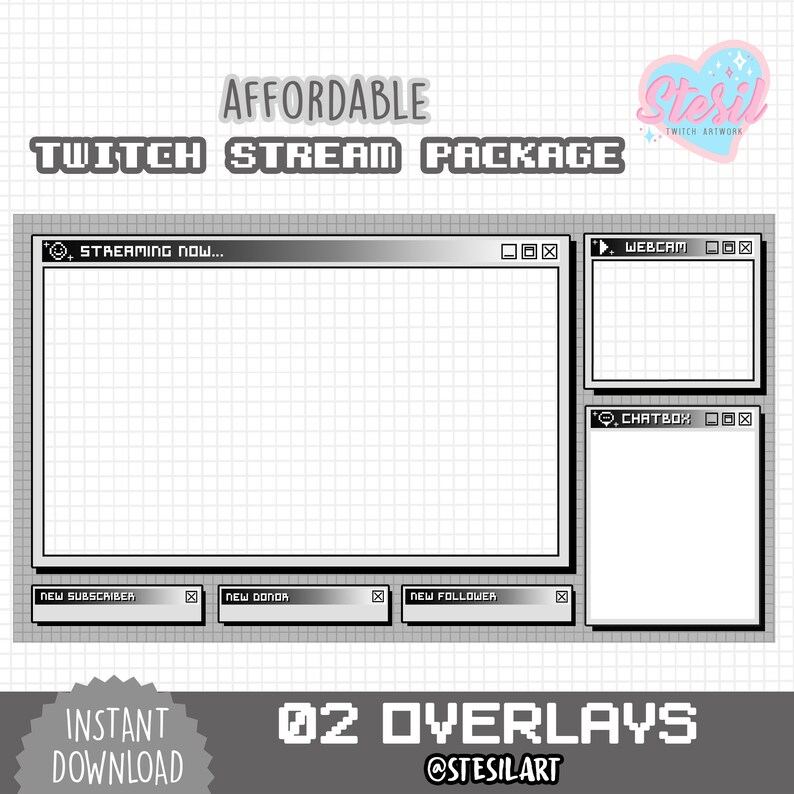 AP-1 / AFFORDABLE and ANIMATED Twitch Stream Overlay Package / - Etsy