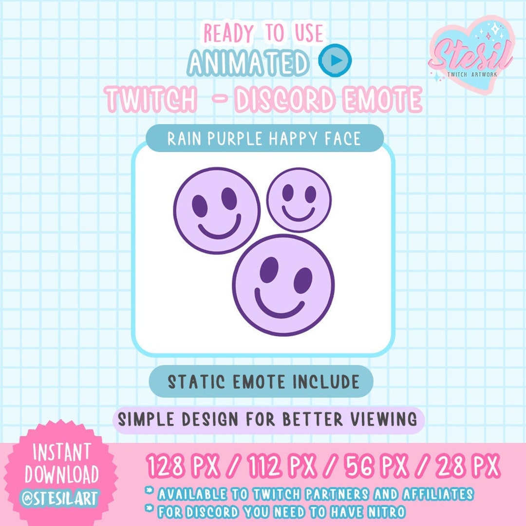AE-55 / Animated and Static Twitch Discord Emote / RAIN - Etsy