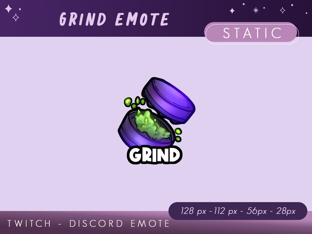VE-59 / Grind Static Emote / Twitch - Discord / Cannabis / Grinder ...