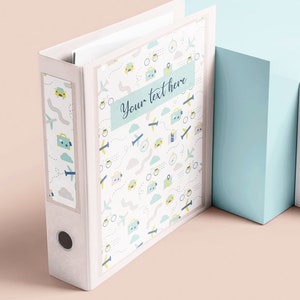 Travel Binder Cover Printable, Printable Binder Cover and Spines, Note ...