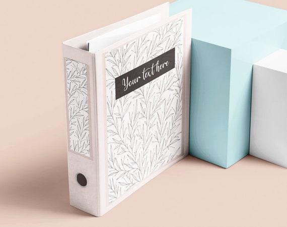 Leaf Binder Cover Printable Printable Binder Cover and | Etsy