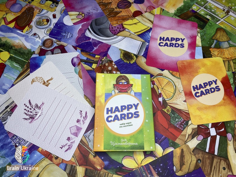Metaphoric Associative Cards, HAPPY CARDS Deck, Psychology Tool ...